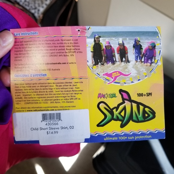 radicool | Swim | Nwt Skins Radicool Girls Swim Shirt Size 2 B | Poshmark